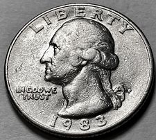 1983 P Washington Quarter Coin Value Prices, Photos & Info