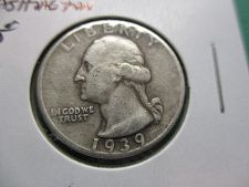 1939 S Washington Silver Quarter Coin Value Prices, Photos & Info