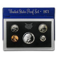 1971 S Proof Set Mirror-Like Cameo Coins Coin Value Prices, Photos & Info