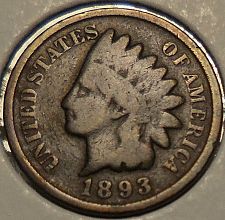 1893 Indian Head Penny Coin Value Prices, Photos & Info