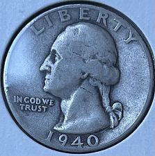 1940 S Washington Silver Quarter Coin Value Prices, Photos & Info
