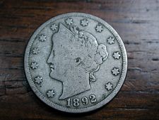 1892 Liberty Head "V" Nickel Coin Value Prices, Photos & Info