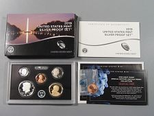 2019 S Proof Set Silver 10 Piece Set Mirror-Like Cameo Coins Coin Value ...