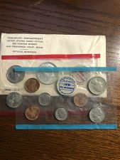 1969 PDS Uncirculated Mint Set Collectible Mint Condition Coins Coin ...