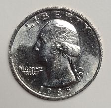 1985 P Washington Quarter Coin Value Prices, Photos & Info