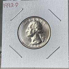 1992 P Washington Quarter Coin Value Prices, Photos & Info