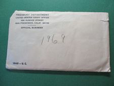 1969 PDS Uncirculated Mint Set Collectible Mint Condition Coins Coin ...