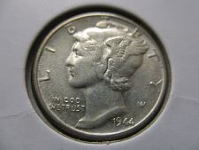1944 Mercury Silver Dime Coin Value Prices, Photos & Info
