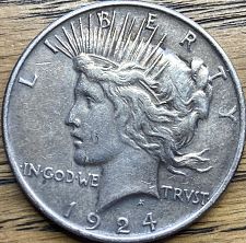1924 Peace Silver Dollar Coin Value Prices, Photos & Info