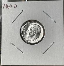 1960 D Roosevelt Silver Dime Coin Value Prices, Photos & Info