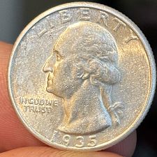 1935 Washington Silver Quarter Coin Value Prices, Photos & Info