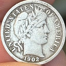 1902 Barber Dime Coin Value Prices, Photos & Info