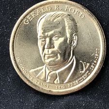 2016 D Presidential Dollar Gerald R. Ford Golden Dollar Coin Value ...
