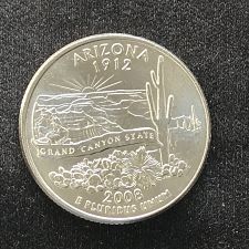 2008 D Arizona State Quarter Coin Value Prices, Photos & Info