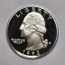 1992 S Washington Quarter Silver Proof Coin Value Prices, Photos & Info