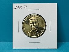 2016 D Presidential Dollar Ronald Reagan Golden Dollar Coin Value ...