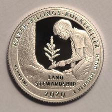 2020 S Marsh-Billings-Rockefeller Quarter Silver Proof Coin Value ...