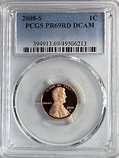 2008 S Lincoln Memorial Penny Coin Value Prices, Photos & Info