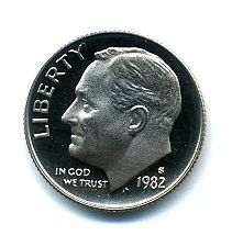 1982 S Roosevelt Dime Coin Value Prices, Photos & Info