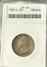 1932 D Washington Silver Quarter Coin Value Prices, Photos & Info