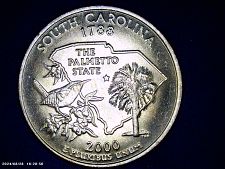 2000 D South Carolina State Quarter Coin Value Prices, Photos & Info