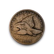 1858 Flying Eagle Cent Large Letters Flying Eagle Penny Coin Value ...
