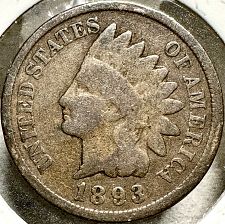 1893 Indian Head Penny Coin Value Prices, Photos & Info
