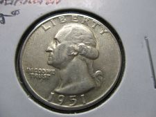 1951 Washington Silver Quarter Coin Value Prices, Photos & Info