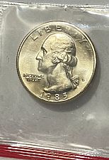 1985 D Washington Quarter Coin Value Prices, Photos & Info