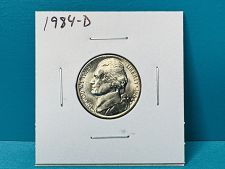 1984 D Jefferson Nickel Coin Value Prices, Photos & Info