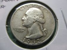 1952 Washington Silver Quarter Coin Value Prices, Photos & Info