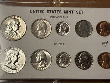 1959 PD Uncirculated Mint Set Collectible Mint Condition Coins Coin ...