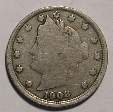 1908 Liberty Head "V" Nickel Coin Value Prices, Photos & Info