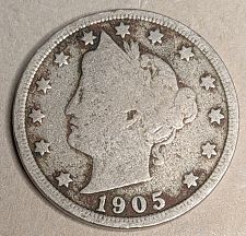 1905 Liberty Head "V" Nickel Coin Value Prices, Photos & Info