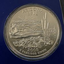 2008 P Arizona State Quarter Coin Value Prices, Photos & Info
