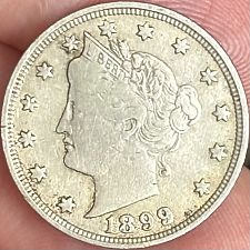1899 Liberty Head "V" Nickel Coin Value Prices, Photos & Info