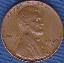 1947 S Lincoln Wheat Cent Bronze Composite Penny: Value and Prices