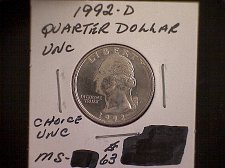 1992 D Washington Quarter Coin Value Prices, Photos & Info