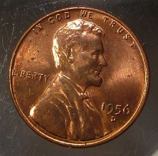 1956 D Lincoln Wheat Penny Coin Value Prices, Photos & Info
