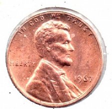 1967 Lincoln Memorial Cent Copper Alloy Penny: Value and Prices