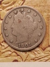 1901 Liberty Head "V" Nickel Coin Value Prices, Photos & Info