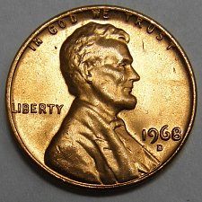 1968 D Lincoln Memorial Penny Coin Value Prices, Photos & Info