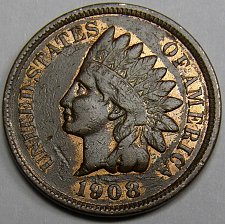 1908 Indian Head Penny Coin Value Prices, Photos & Info