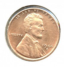 1944 S Lincoln Wheat Cent Bronze Composite Penny: Value and Prices