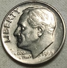 1966 Roosevelt Dime Coin Value Prices, Photos & Info