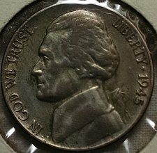 1945 P Jefferson Silver Wartime Nickel Coin Value Prices, Photos & Info