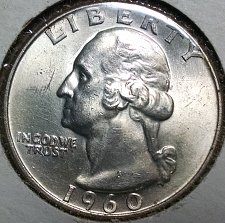 1960 D Washington Silver Quarter Coin Value Prices, Photos & Info