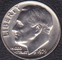 1979 Roosevelt Dime Coin Value Prices, Photos & Info