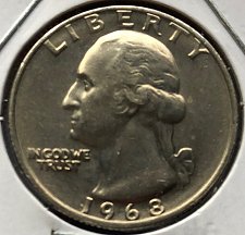 1968 Washington Quarter Coin Value Prices, Photos & Info