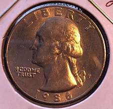 1986 P Washington Quarter Coin Value Prices, Photos & Info